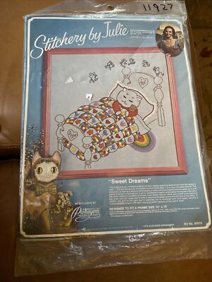 Sweet Dreams Stitchery by Julie Kit A5015 Paragon Needlecraft NIP Vtg ...