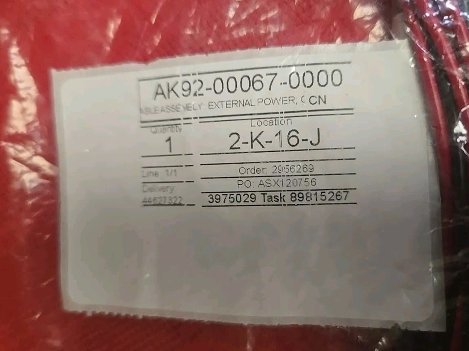 Life Fitness 95X Elevation External Power Wire Harness # AK92-00067 ...