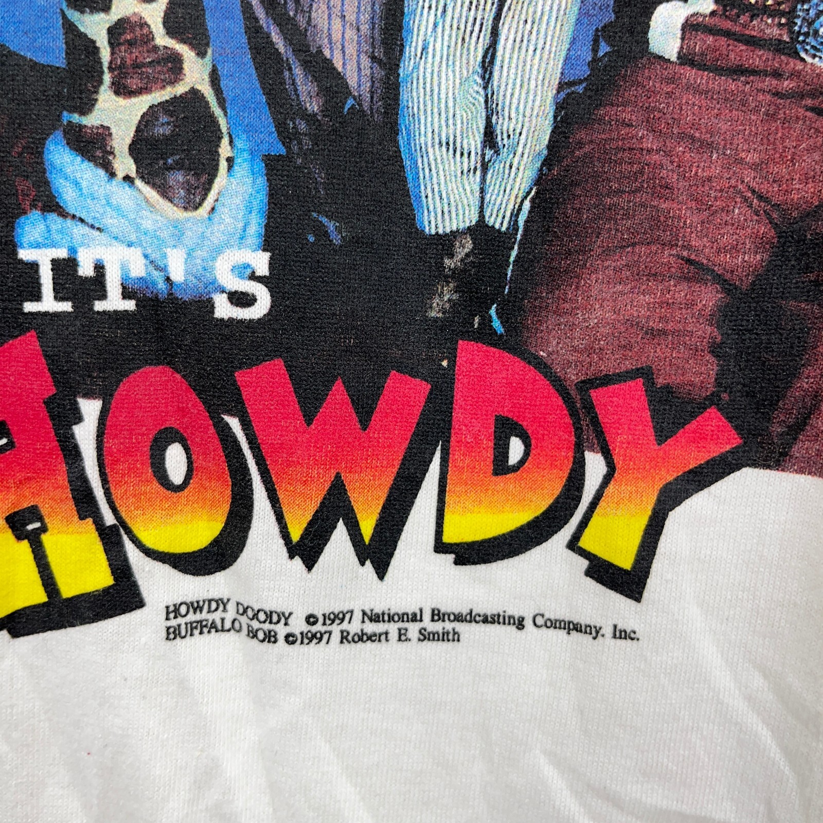 Vintage Howdy Doody 1997 Tv Show Puppet White T-shir… - Gem