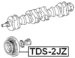 Crankshaft Pulley 1Jzge/2Jzge/2Jzgte Fits Toyota 13407-46020 | eBay