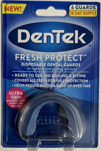 DenTek Fresh Protect Disposable Dental Guards 6 Count For Teeth ...