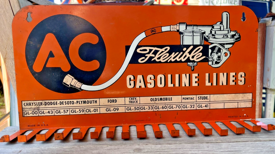 DELCO SIGN AC General Motors sign Antique Vintage Sign | eBay