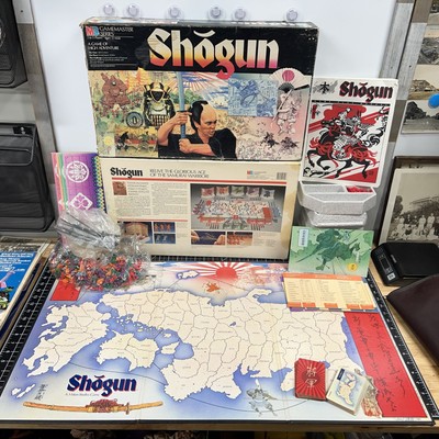 1986 Shogun Board Game by Milton Bradley MB 1980s Near Complete Vintage ...