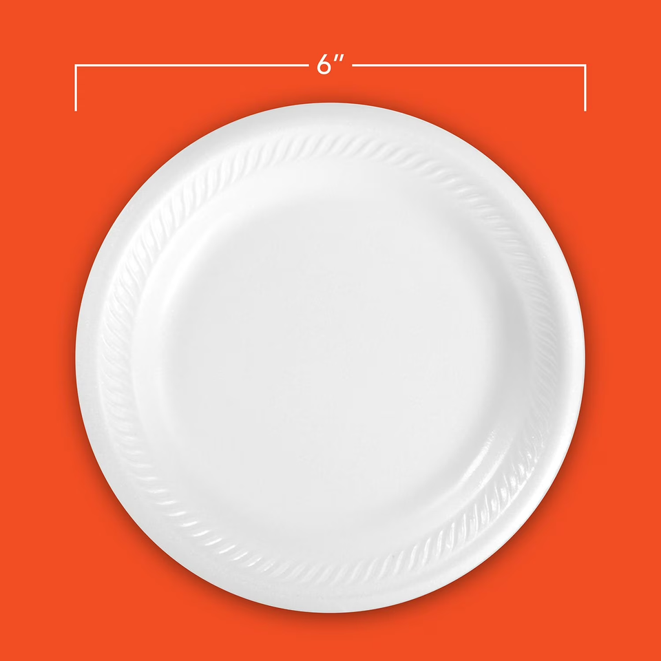 Hefty Supreme Foam Plates, 6" (320 ct.) | eBay