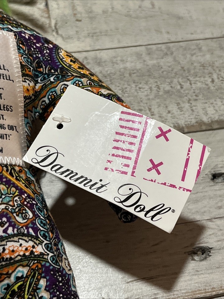 Original Dammit Doll - 12” Stuffed Paisley - Stress Reliever Or Voodoo Doll NWT | eBay