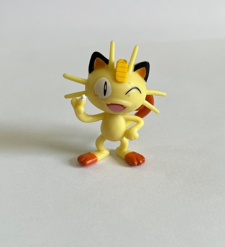 Pokemon 2018 Meowth Figure Figurine 1.75" Toy WCT Nintendo | eBay