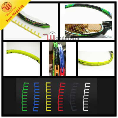 2pcs Badminton Frame String Protector Grommet Replacement Strip 10-Hole ...