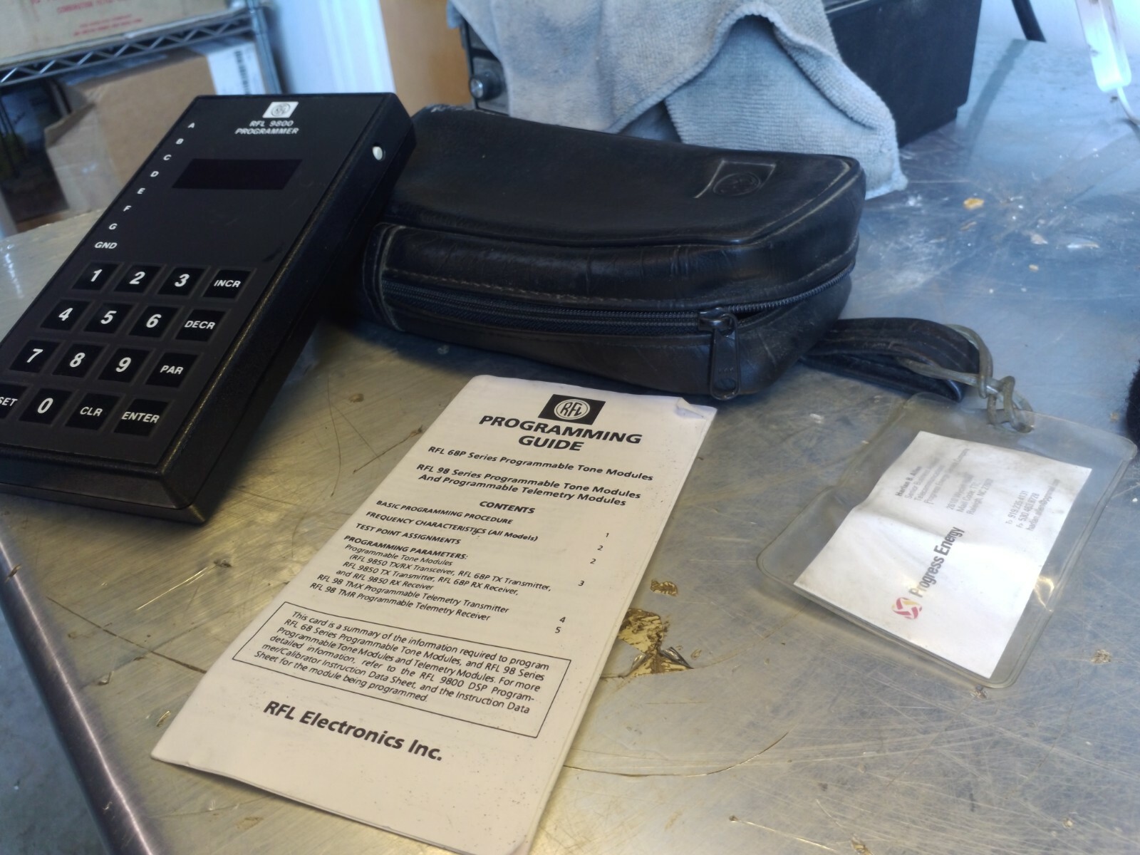 Dowty RFL 9800 Programmer Rare + Case + Programming Guide USA SALE $299 ...