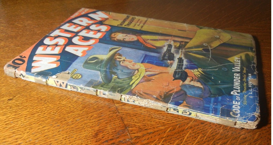 Western Aces pulp mag. - 11 1936 FR/GD - L. Ron Hubbard - Very hard to ...