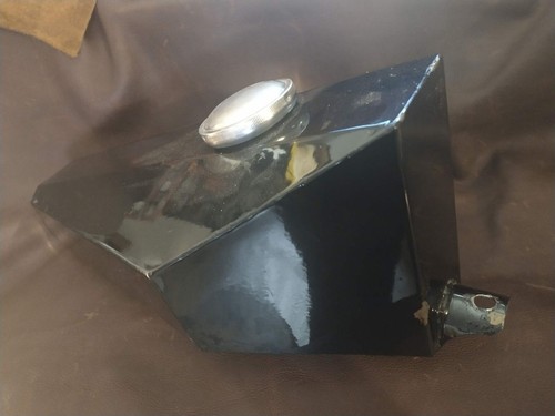 motorcycle gas tank chopper bobber coffin petckok cap triumph bsa honda ...