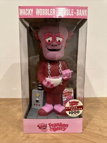 Limited Edition FRANKEN-BERRY Wacky Wobbler 12 inch Bobble Bank by ...