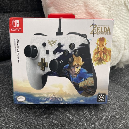 Nintendo Switch Zelda Breath of the Wild Wired Controller PowerA- New ...
