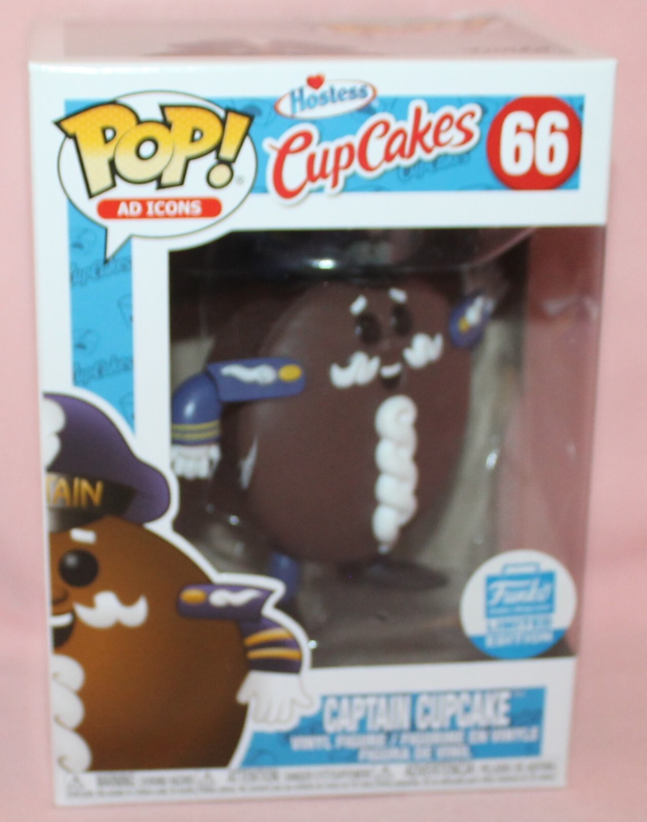 Funko Pop Ad Icons Hostess Cupcakes Captain Cupcake Vinyl Figure #66 ...