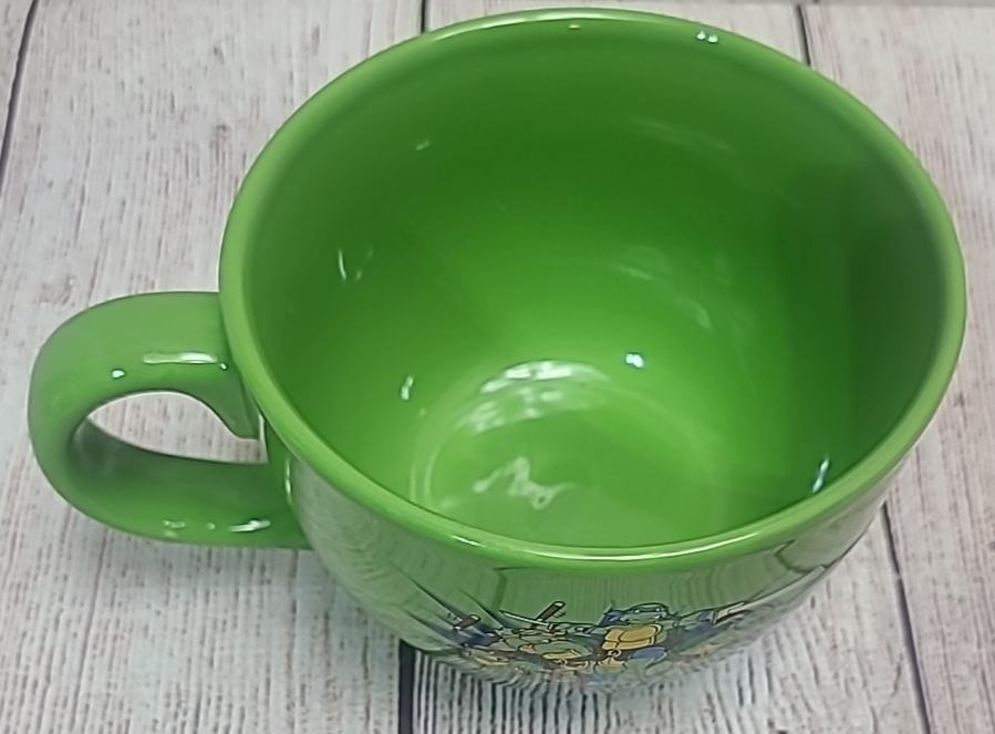Viacom Teenage Mutant Ninja Turtles Cowabunga Coffee Mug Cup Green 24oz ...