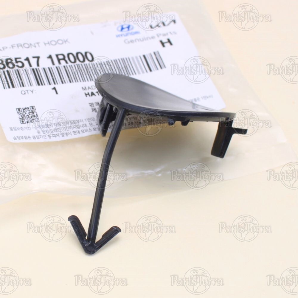 86517-1R000 Genuine Hyundai 2012-2017 ACCENT Front Bumper Tow Eye Hook ...