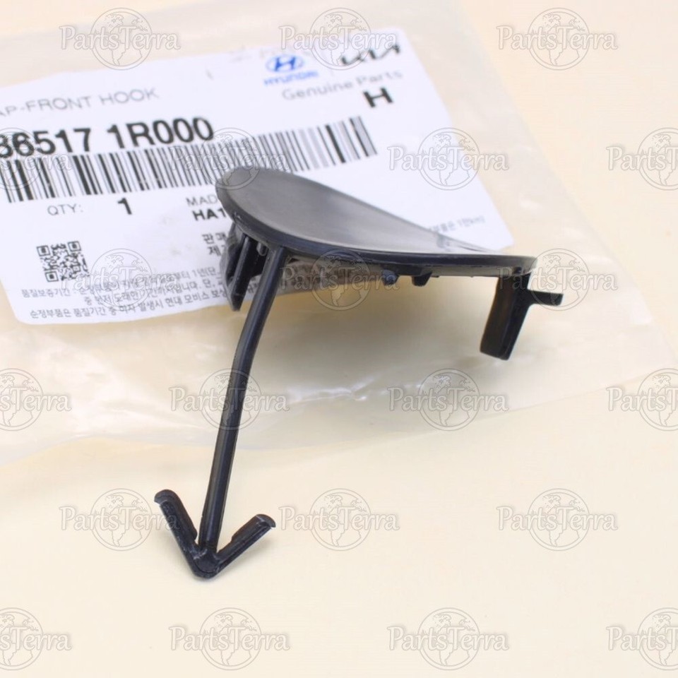86517-1R000 Genuine Hyundai 2012-2017 ACCENT Front Bumper Tow Eye Hook ...