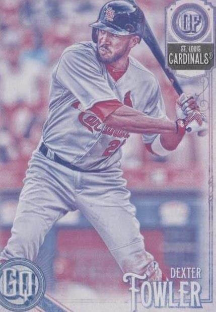 2018 Topps Gypsy Queen - Dexter Fowler #261 Missing Black Plate for ...