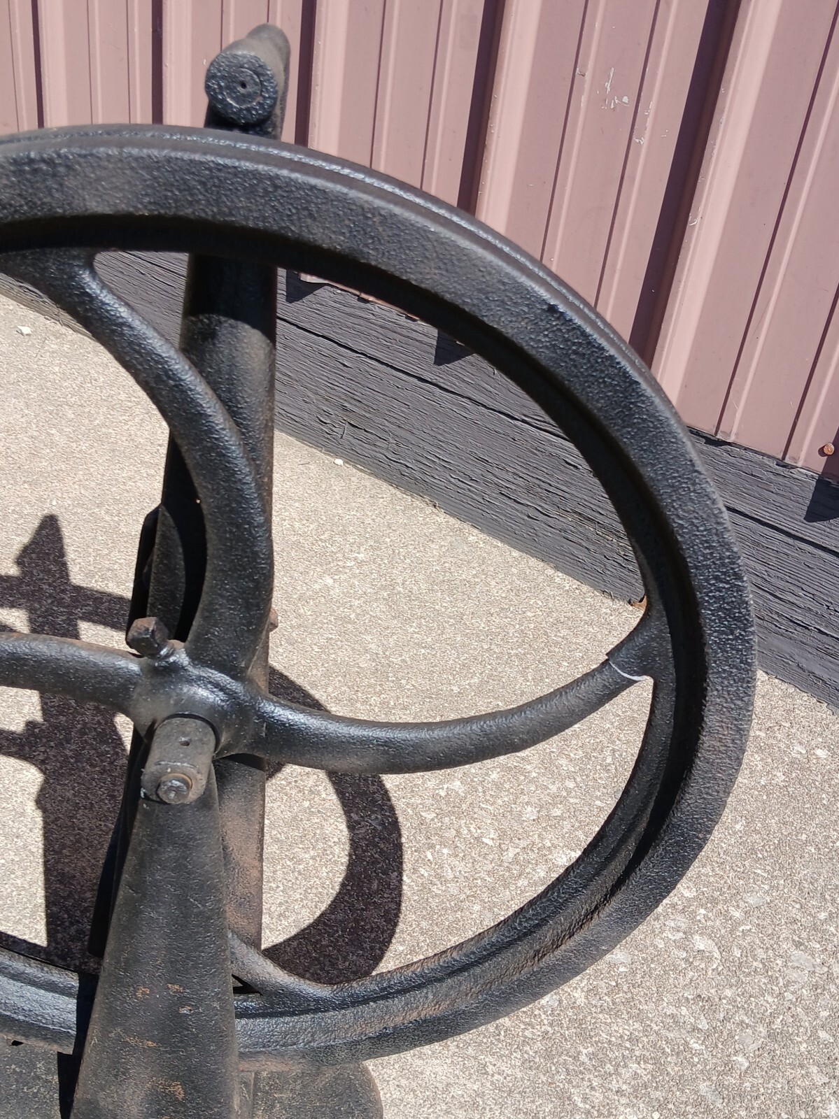 Antique Jewelers Pedal Treadle Lathe Kick Flywheel Wheel Chicago Watch ...