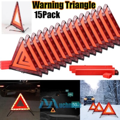 LOT Emergency Warning Triangle DOT Approved Reflective Car Safety ...