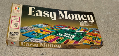Vintage 1974 Easy Money Board Game - Milton Bradley - Complete, Rare | eBay