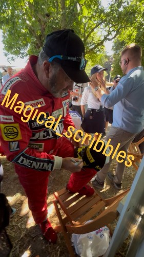 Nigel Mansell Hand Signed PIRELLI PODIUM Cap Autograph Includes COA ...