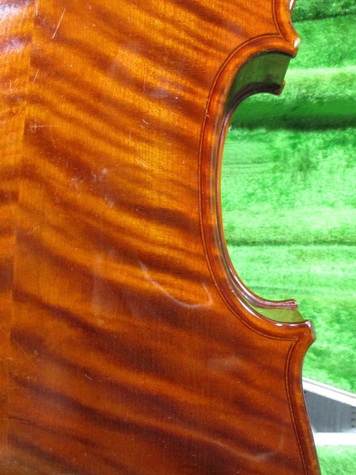 Stunning Vintage Viola Violin Tiger Flamed! 15" in Old Roth Stamped ...