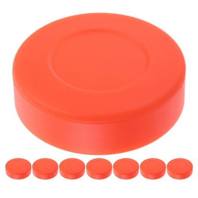 8pcs Ice-Hockey-Pucks Plastic Orange Puck Replacement For Hockey ...