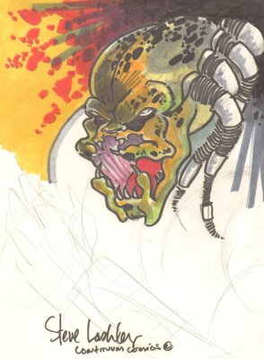 Full Color Predator Art by Steve Lashley | eBay