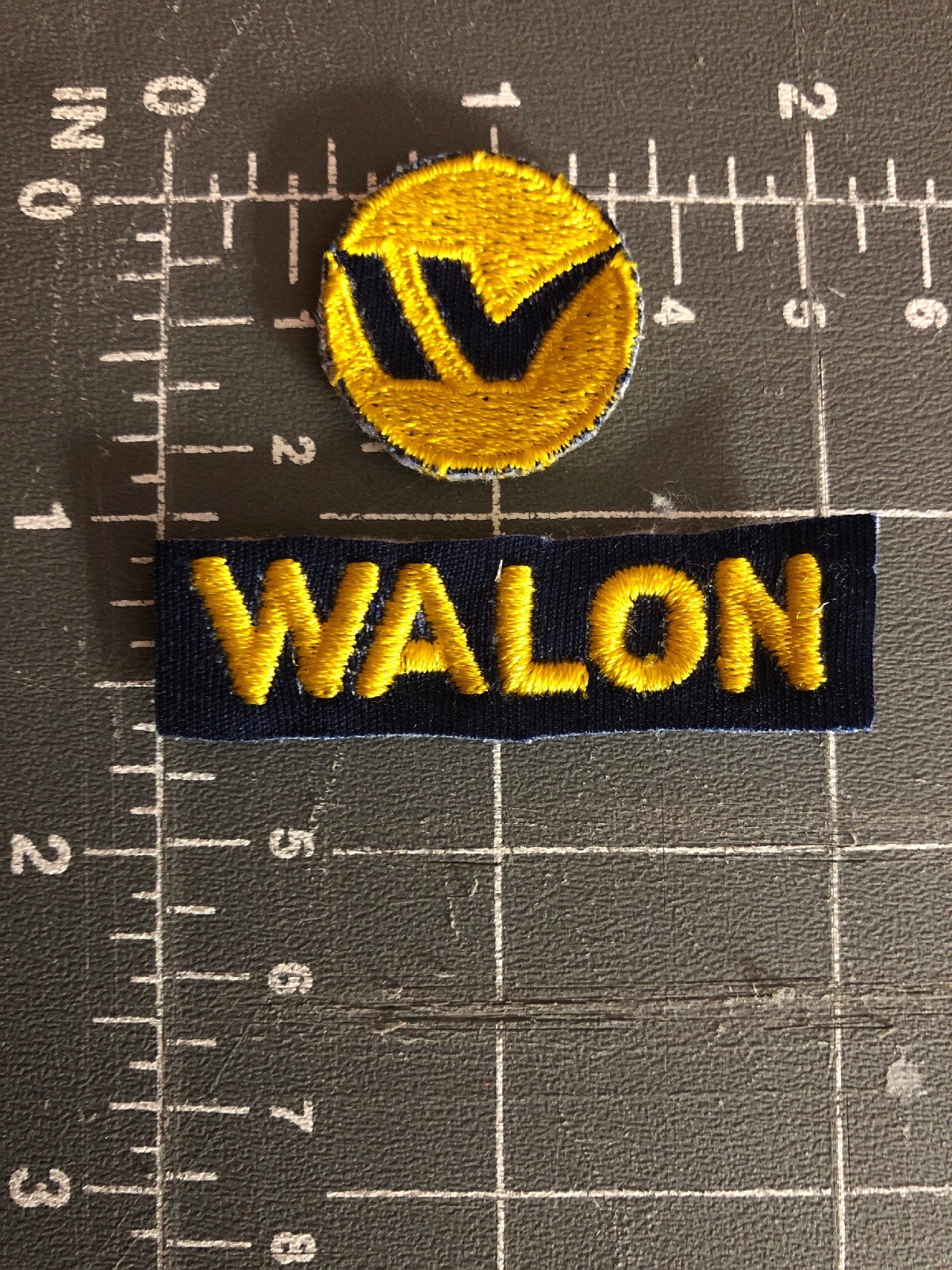 Walon Sport Logo Patch Tag Sportswear Athletic Wear Apparel Letter W ...