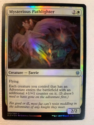MTG 1x FOIL Mysterious Pathlighter Throne of Eldraine Magic the ...
