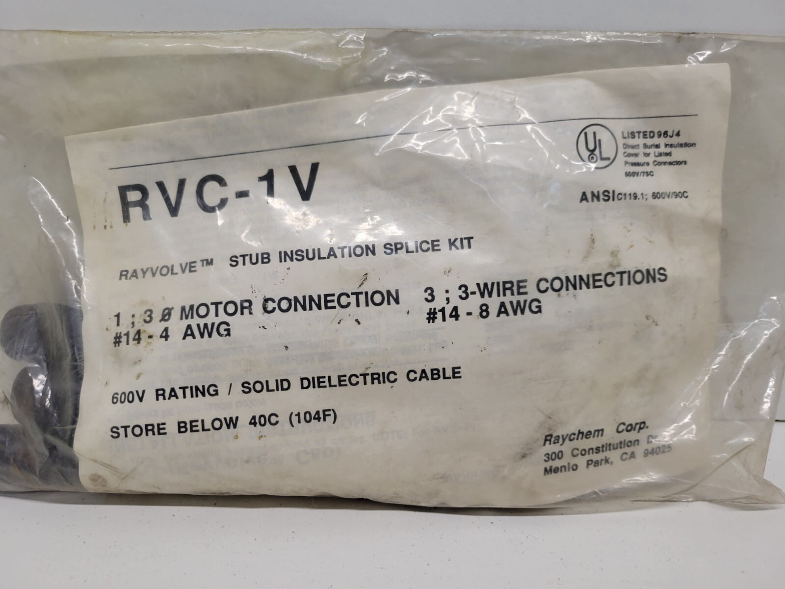 Raychem RVC-1V for sale online | eBay