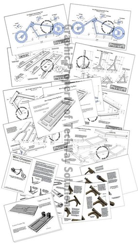 Mini Chopper Plans - Mini Motorcycle Plans - Mini Bike - Better than a ...