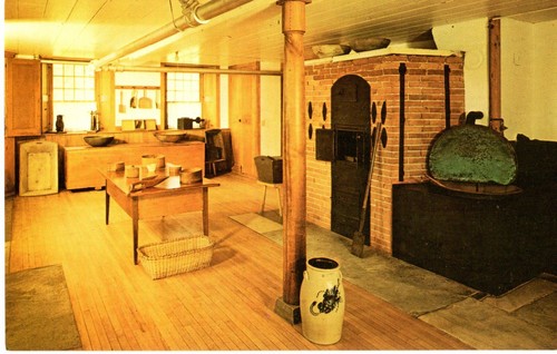Hancock Shaker Village, Pittsfield, MA, Cook Room Postcard | eBay