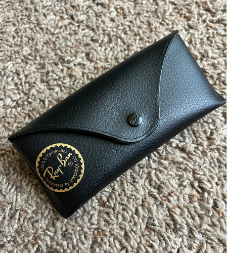 Ray-Ban Leather Case Black | eBay