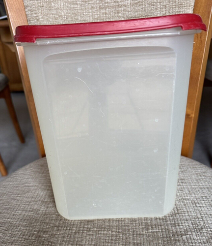 Tupperware Square Size 4 Modular Mates 5.5 litres 1622-7 - red lid ...