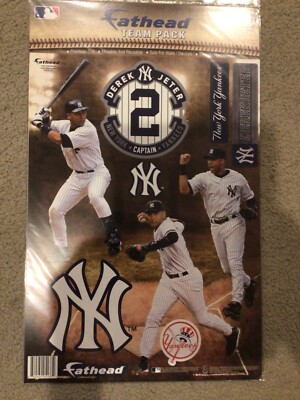 FATHEAD Team Pack all 3 are Derek Jeter Captain of the New York Yankees ...
