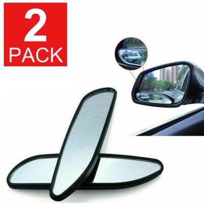 2x Car Auto Blind Spot Mirror 360° Wide Angle Convex Rear Side View ...