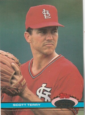 FREE SHIPPING-MINT-1991 Topps Stadium Club Scott Terry #469 PLUS BONUS ...