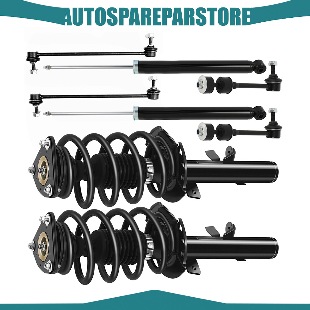 For 2014-2018 Ford Escape Rear Shocks Front Struts w/ Coil Spring Sway ...