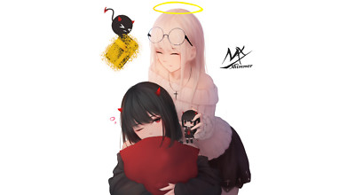 Anime Girls Original Characters MX Shimmer Gaming Mat Desk 44646 | eBay