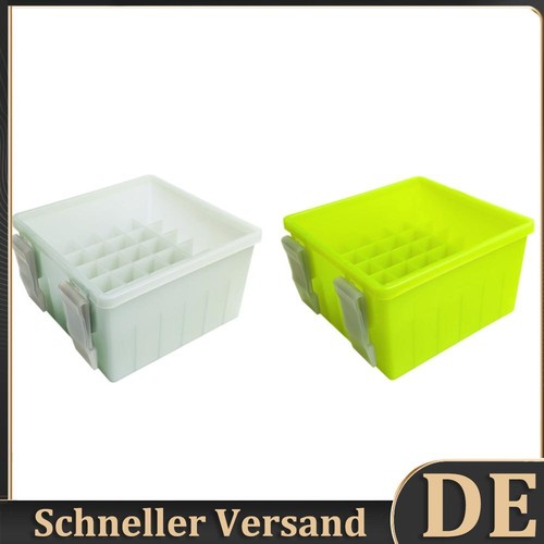 36 Grids Plastic Fishing Box Lined Box Squid Jig Hard Bait Container ...