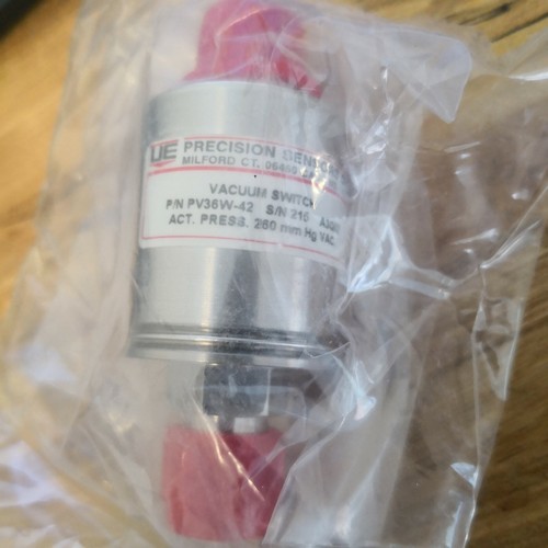 New UE Precision Sensors PV36W-42 Vacuum Switch 260mmHg Contact 1A/0.5A ...