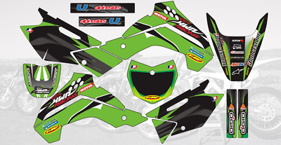 170726 MX DIRT ENDURO GRAPHICS DECALS STICKERS FOR KAWASAKI KLX 140 ...
