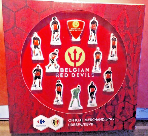 * FEVES COFFRET COLLECTOR football LES DIABLES ROUGES BELGE serie ...