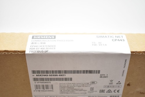 6GK7 443-5DX05-0XE1 NEW SIEMENS 6GK7443-5DX05-0XE1 Communications ...