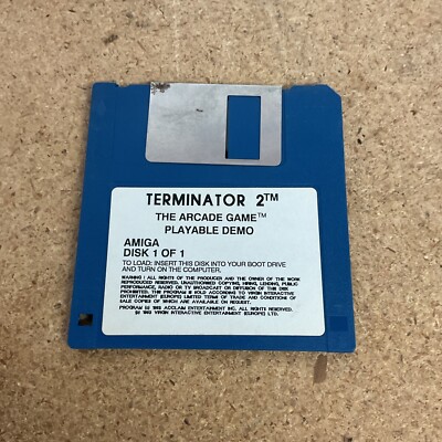 Terminator 2 The Arcade Game Playable Demo Amiga | eBay