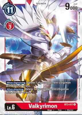 BT3-017 Valkyrimon Uncommon Mint Digimon Card | eBay