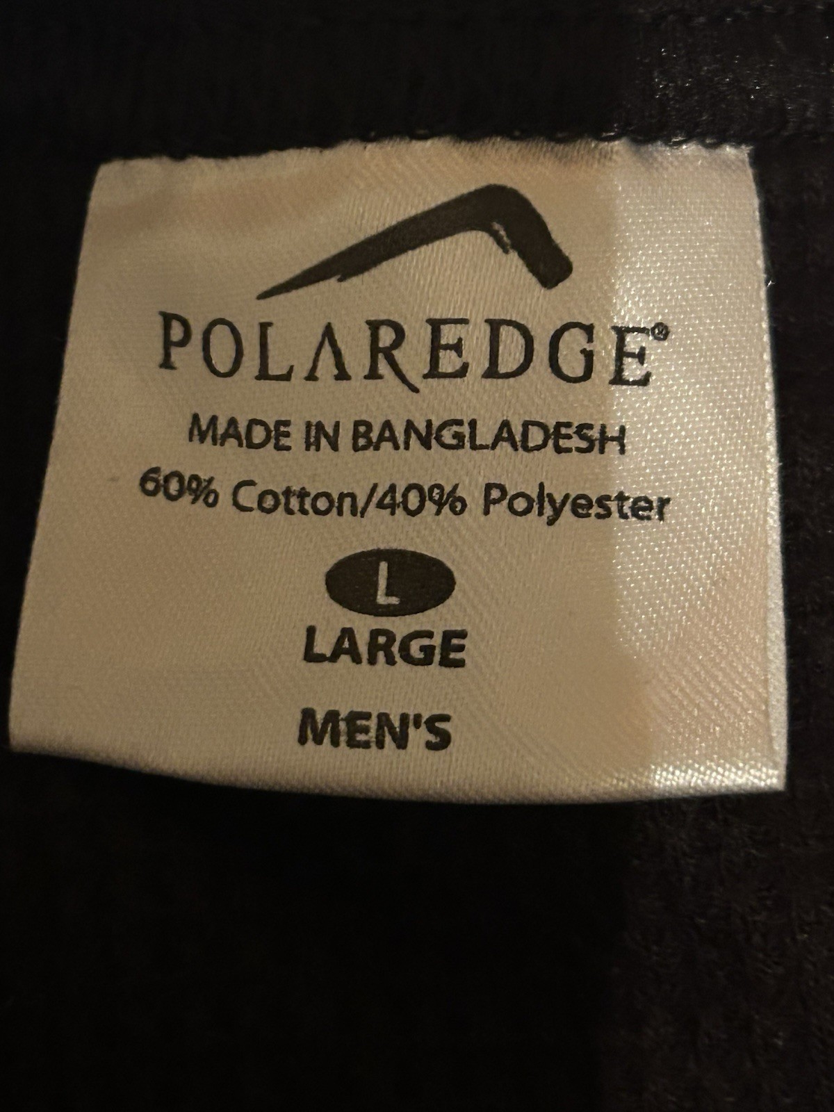 Polar Edge Men's Size Large Shirt Base Layer Fish Hike Ski Cycling ...