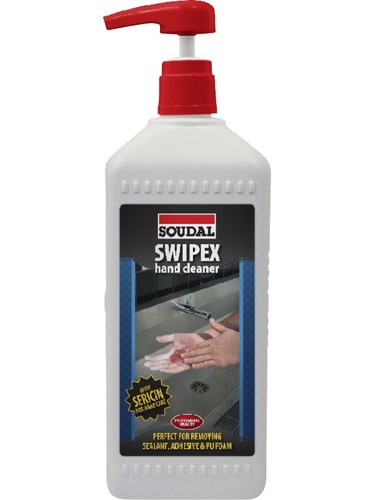 Soudal Swipex Hand Cleaner with Integrated Hand Pump Red 1 Litre ...