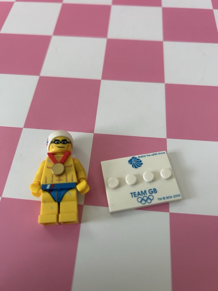LEGO Minifigure Stealth swimmer swim London 2012 Olympics Team GB Gold ...